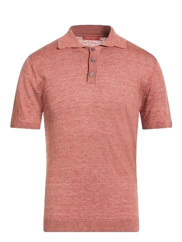 DANIELE FIESOLI Polo Shirt Size Linen - Red