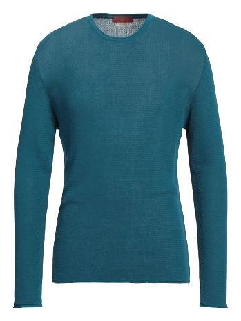 DANIELE FIESOLI Cotton Crewneck Sweater - Deep Teal