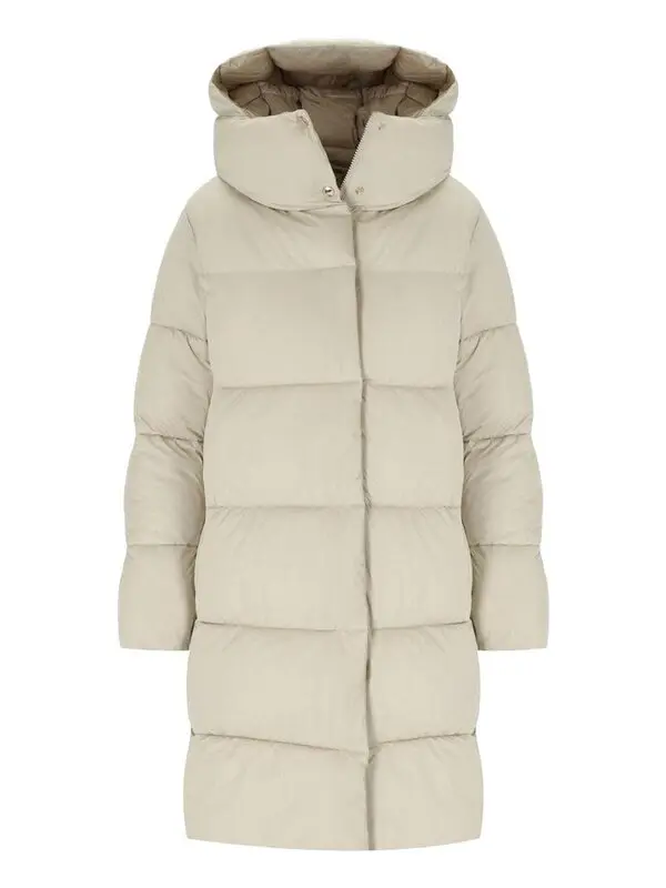 SAVE THE DUCK Sibyl Hooded Padded Jacket - Beige
