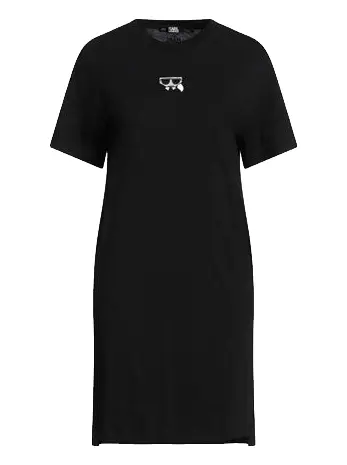 Karl Lagerfeld Mini T-shirt Dress - Black
