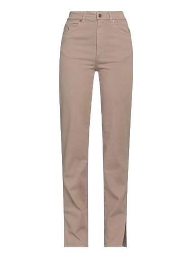 European Culture Straight-leg Jeans - Khaki