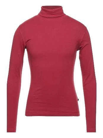 OXER Cotton Turtleneck - Brick