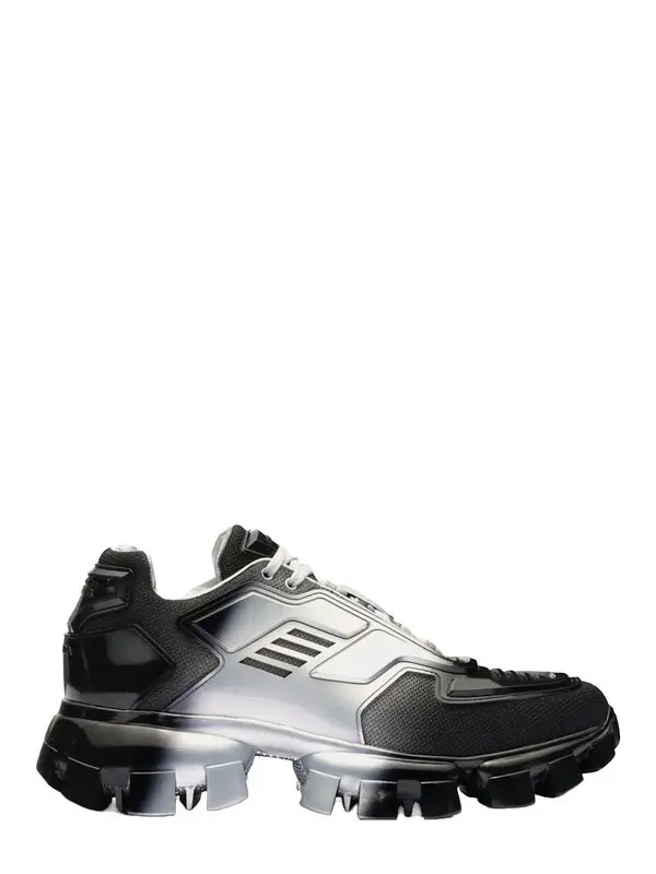 Prada Cloudbust Thunder Sneakers - Silver/black