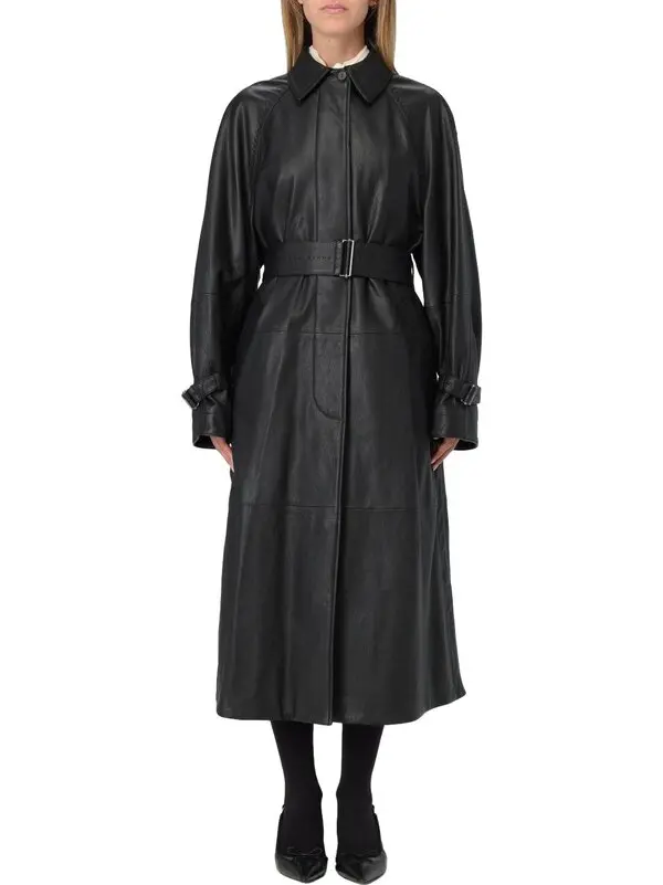 Max Mara Belted Trench Coat - Black