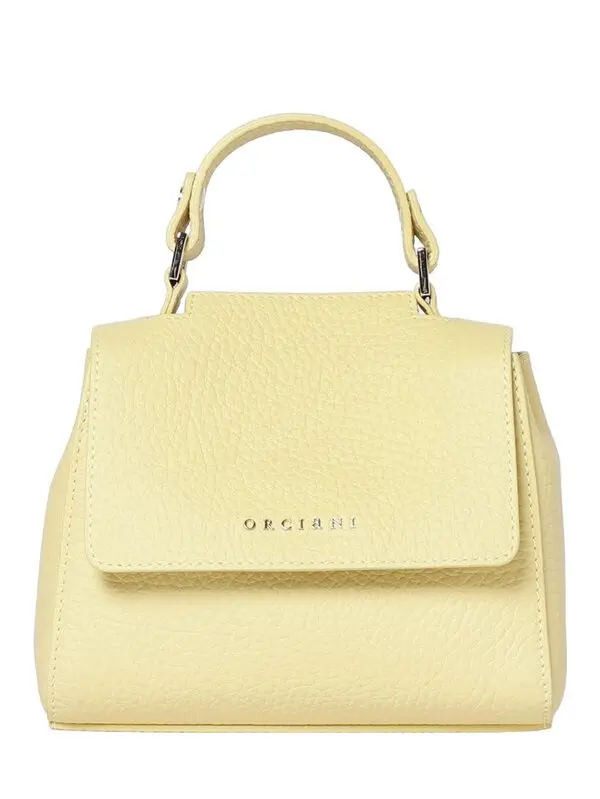 ORTIGNI Mini Top Handle Bag - Yellow