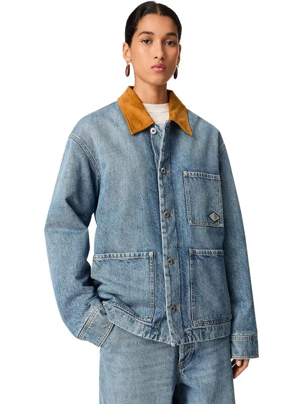 Bottega Veneta Vintage Indigo Denim Jacket - Mid Blue