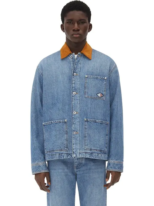 Bottega Veneta Vintage Indigo Denim Jacket - Mid Blue