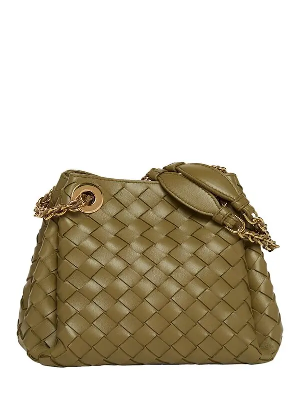 Bottega Veneta Small Parachute Shoulder Bag - Algae