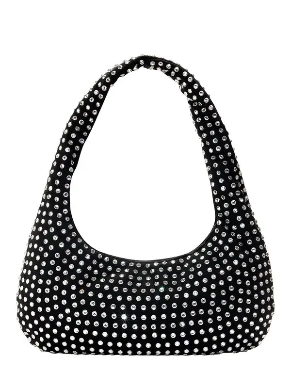 SIMONMILLER Figures Crystal Shoulder Bag - Black/clear