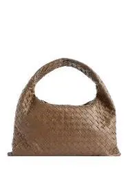 Bottega Veneta Small Leather Tote Bag - Pinecone-m Brass