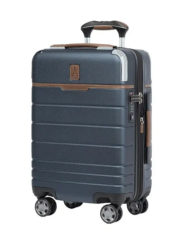 TRAVELPRO X Travel + Leisure Compact Carry-on Expandable Spinner Suitcase - Monaco Blue