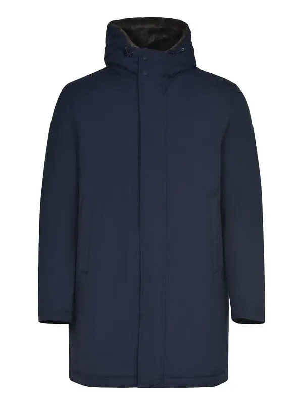 Herno Parka Coat - Blue