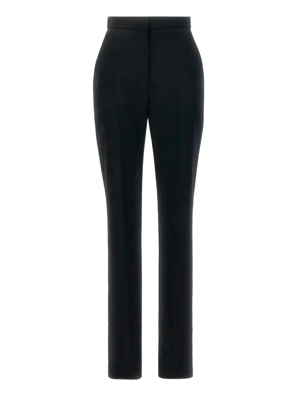 Alexander McQueen Wool Trousers - Black