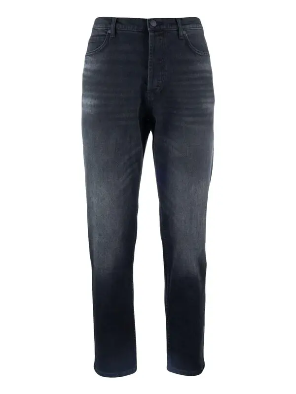 Hugo Logo-patch Tapered Jeans - Black