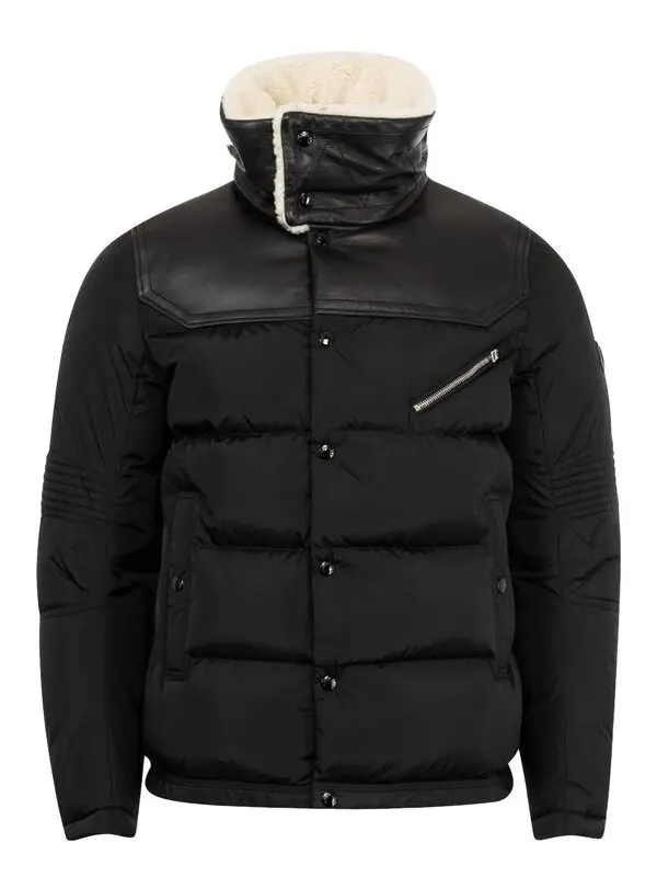 Moncler High-neck Puffer Jacket - Black