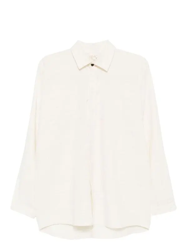 JAN JAN VAN ESSCHE Wind Kasuri Shirt - White