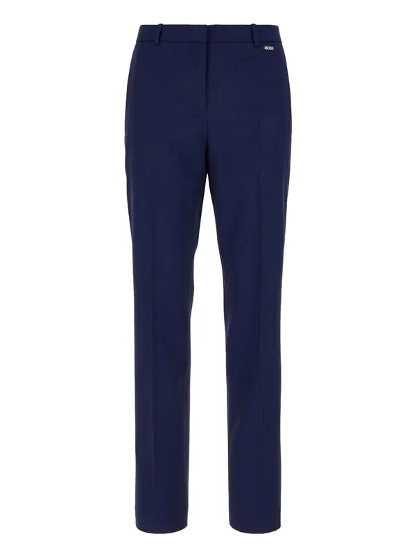 Hugo Straight-leg Trousers - Blue