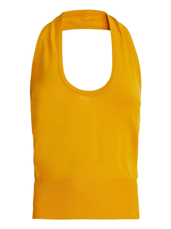 JUCCA Low Back Tank Top - Yellow