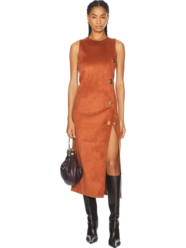 Alexis Kalita Midi Dress - Auburn