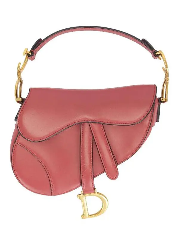 Dior Mini Saddle Bag - Mauve