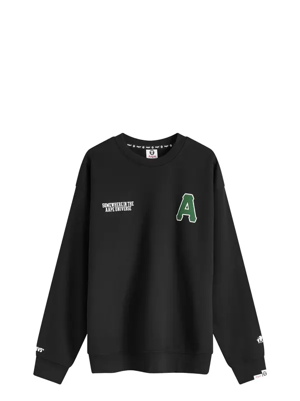 A BATHING APE Logo Sweatshirt - Black