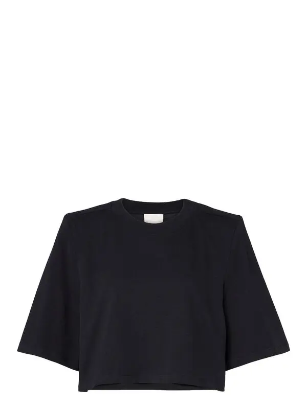 Isabel Marant Étoile Zaely Cropped T-shirt - Black