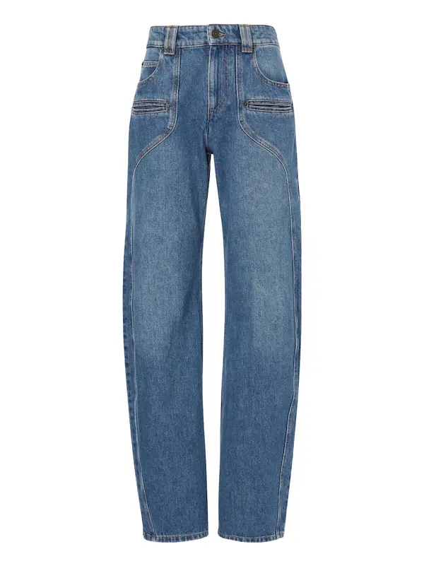 Isabel Marant Betiane Wide-leg Jeans - Blue