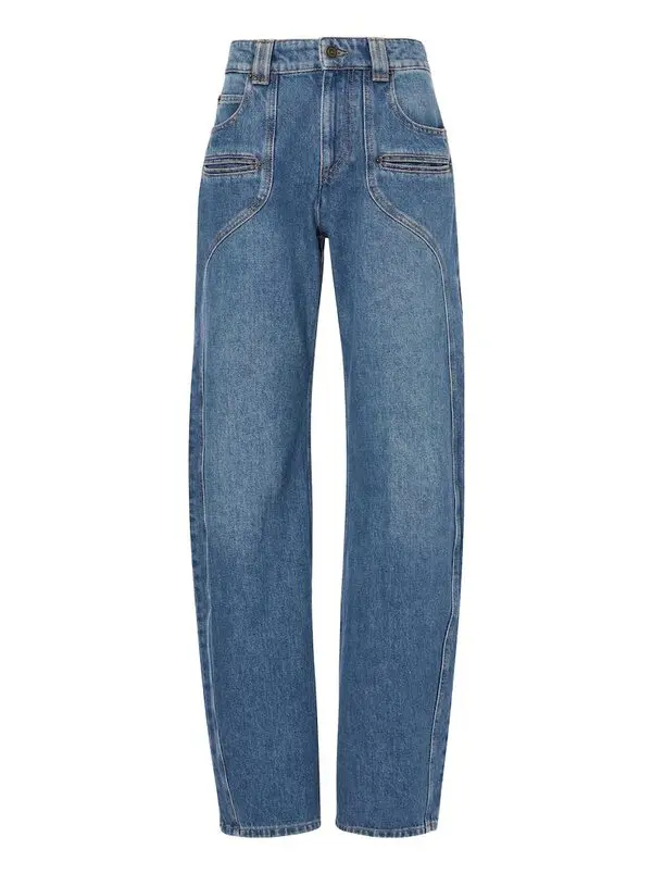 Isabel Marant Étoile Betiane Wide-leg Jeans - Blue