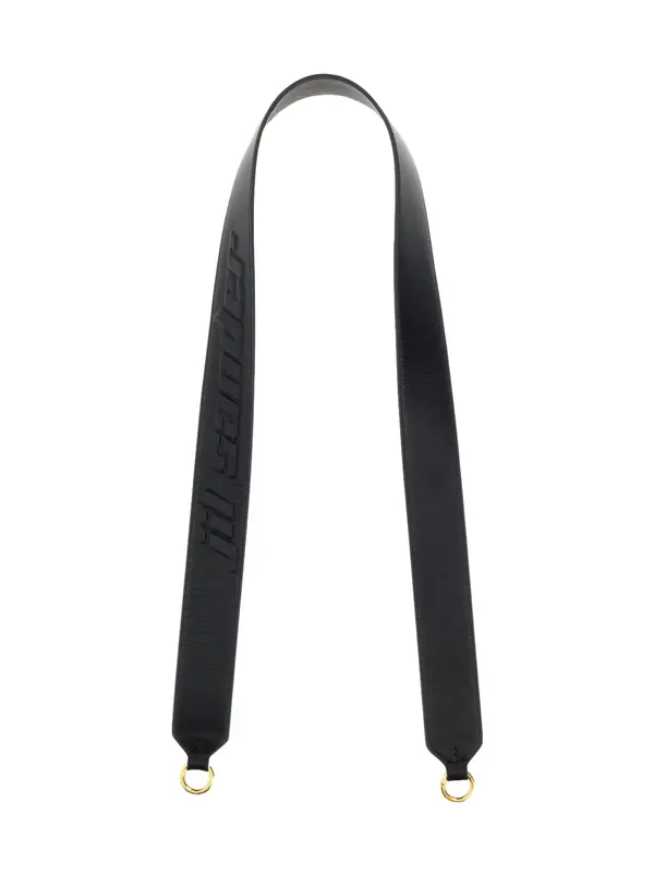 JIL SANDER Leather Shoulder Strap - Black