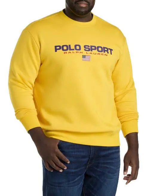 Polo Ralph Lauren Polo Sport Fleece Sweatshirt - Slicker Yellow/purpl