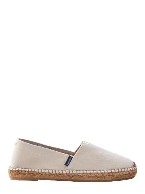 VISCATA Barceloneta Canvas Espadrille Flats - Beige