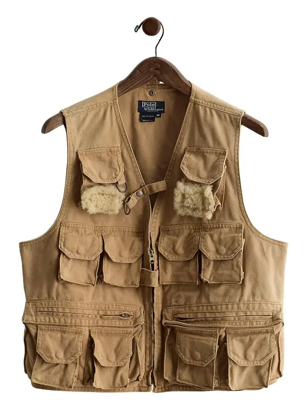 Ralph Lauren 1993 Fishing-inspired Vest - Tan