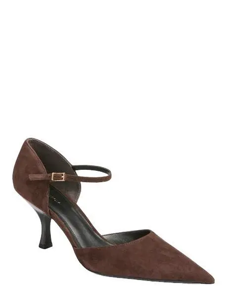 Nordstrom Liv Pointed Toe D'orsay Pump - Brown Caffe