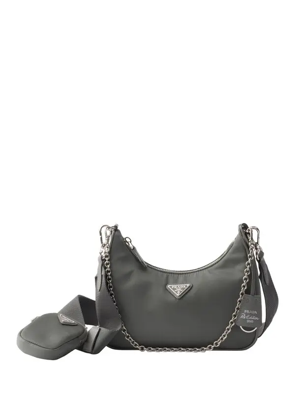 Prada Re-nylon Re-edition 2005 Shoulder Bag - Grey