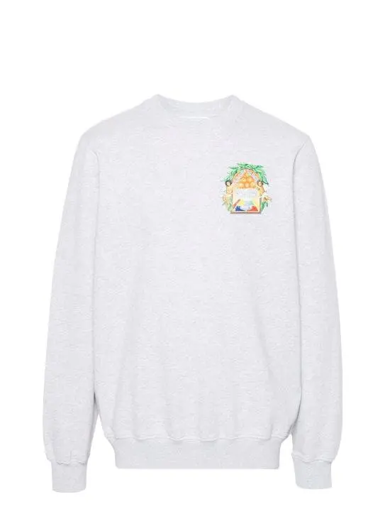 Casablanca Triomphe D'orange Sweatshirt - Gray