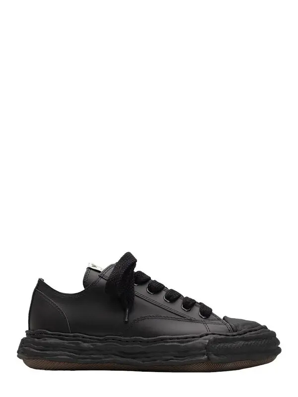 Mihara Yasuhiro Peterson Low Leather Sneakers - Black
