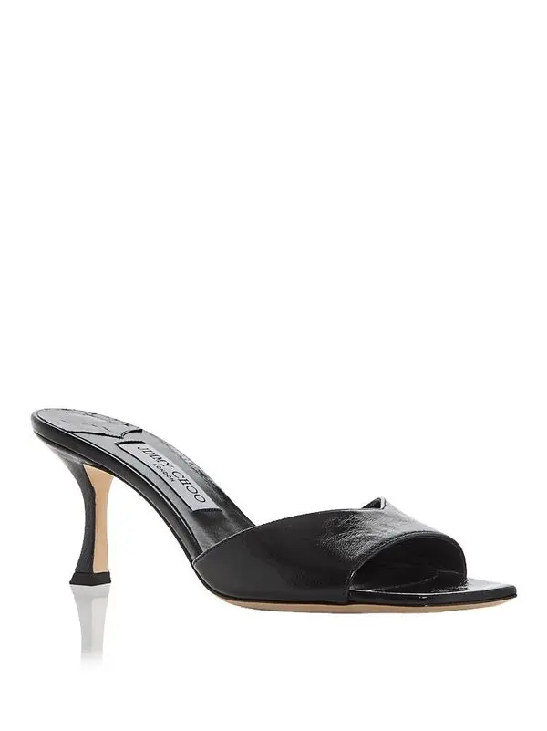 JIMMY CHOO Skye 70 Stiletto Mules - Black