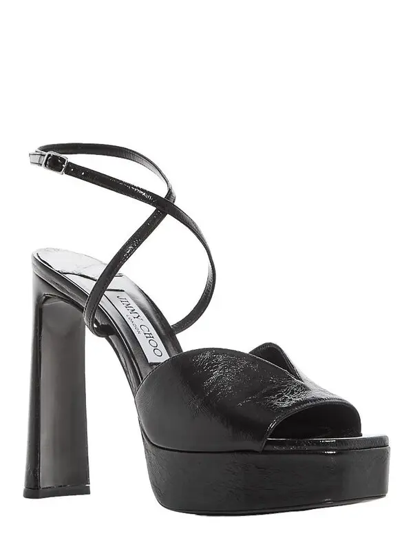 JIMMY CHOO Karli 125 Platform Sandals - Black
