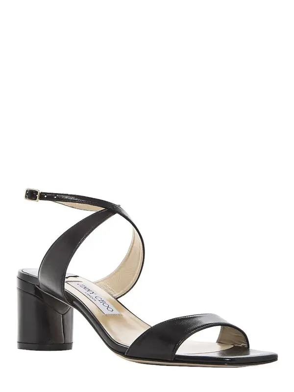 JIMMY CHOO Jago 60 Ankle Strap Sandals - Black