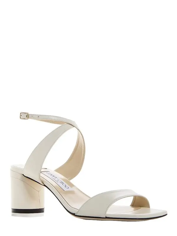 JIMMY CHOO Jago 60 Ankle Strap Sandals - Latte