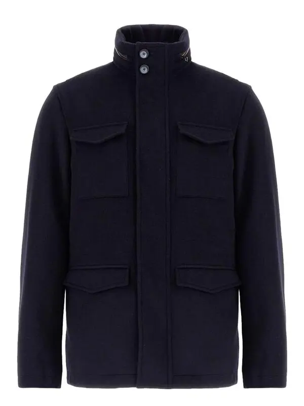 Herno Zip Up Jacket - Blue