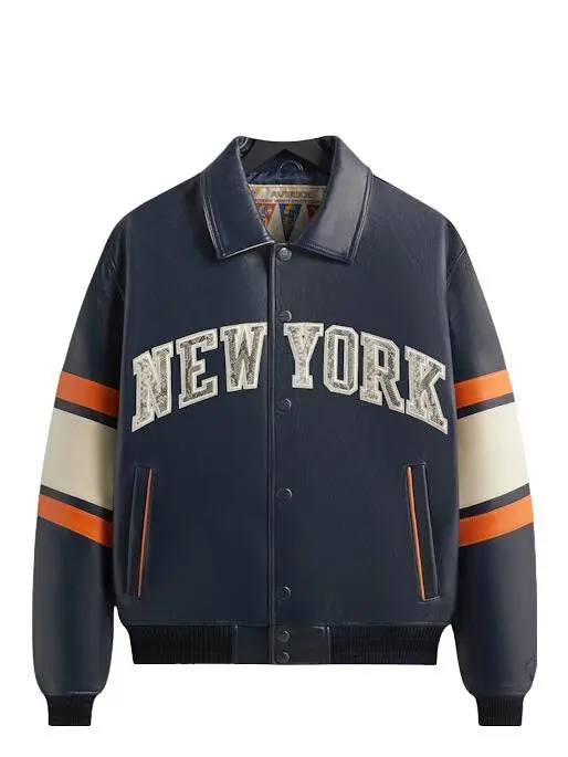 Kith X Avirex The New York Knicks Legend Jacket - Navy Blue