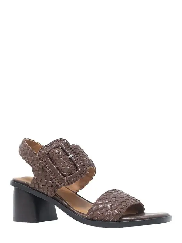 KENNETH COLE Madylyn Buckled Sandals - Chocolate