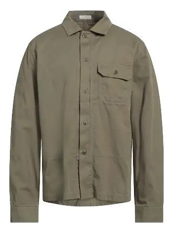 GLANSHIRT Shirt Military Size Cotton - Green