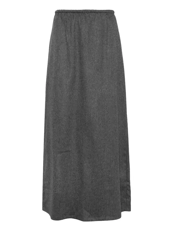 JNBY Wool-cashmere Blend Drawstring Skirt - Grey