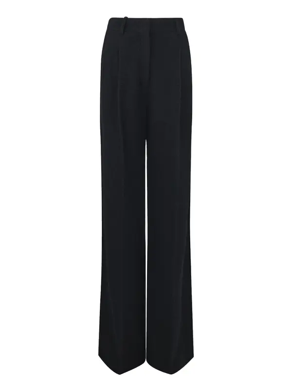 Ports 1961 Flared Trousers - Black