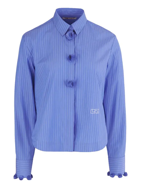 Ports 1961 Pompom Shirt - Blue