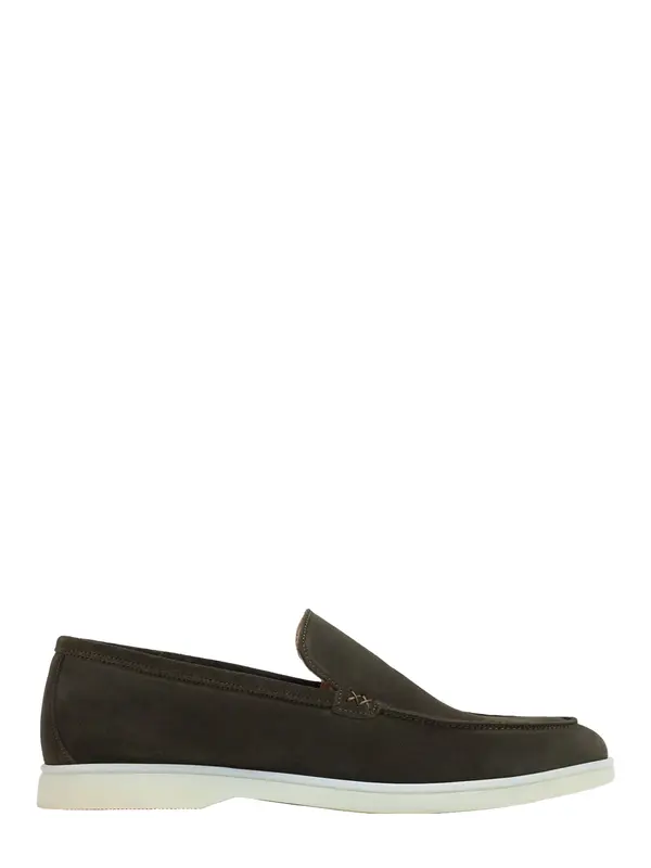 FORSA Suede Loafers - Green