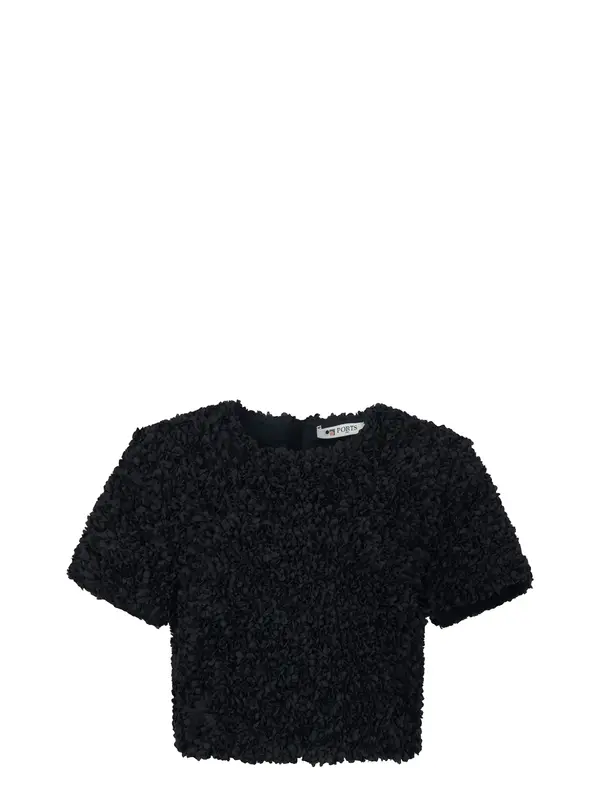 Ports 1961 Cropped Top - Black
