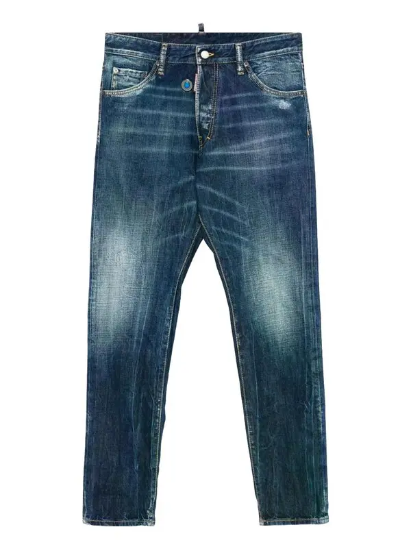 Dsquared2 Whiskering-effect Jeans - Blue
